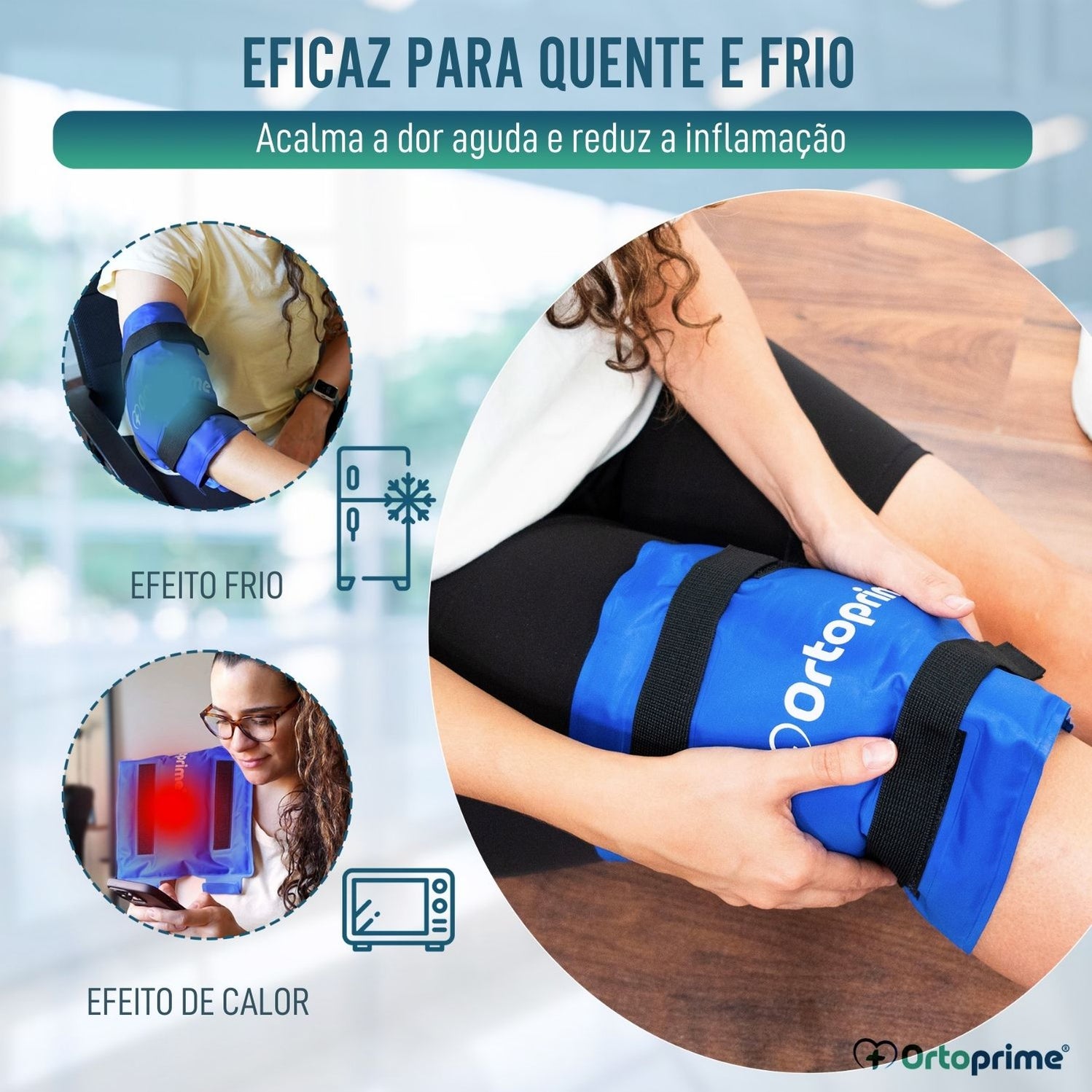 Compressa Térmica para Lesões | Reutilizável, Adaptável— OrtoPrime.pt