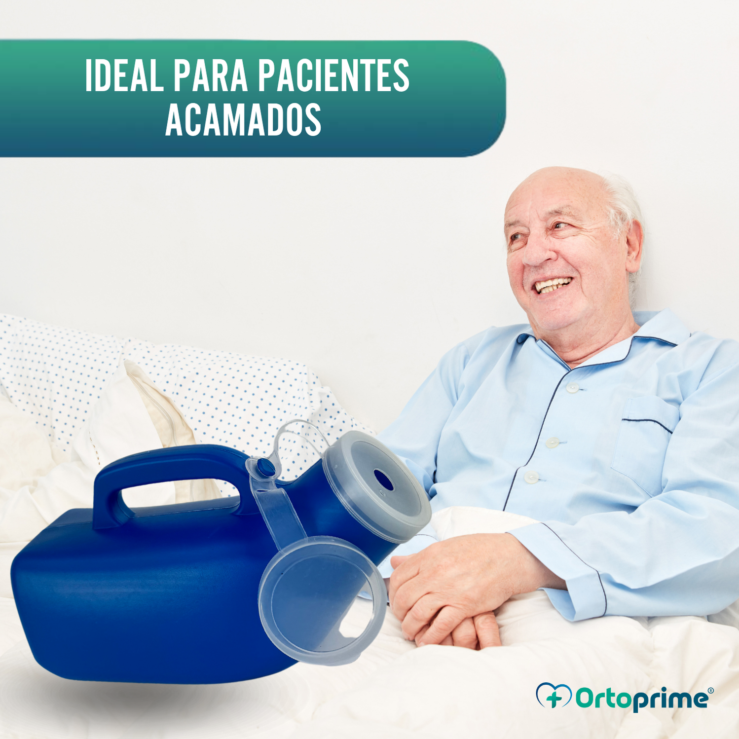 Urinol Portátil Unissexo 1200 ml para Adultos e Crianças— OrtoPrime.pt