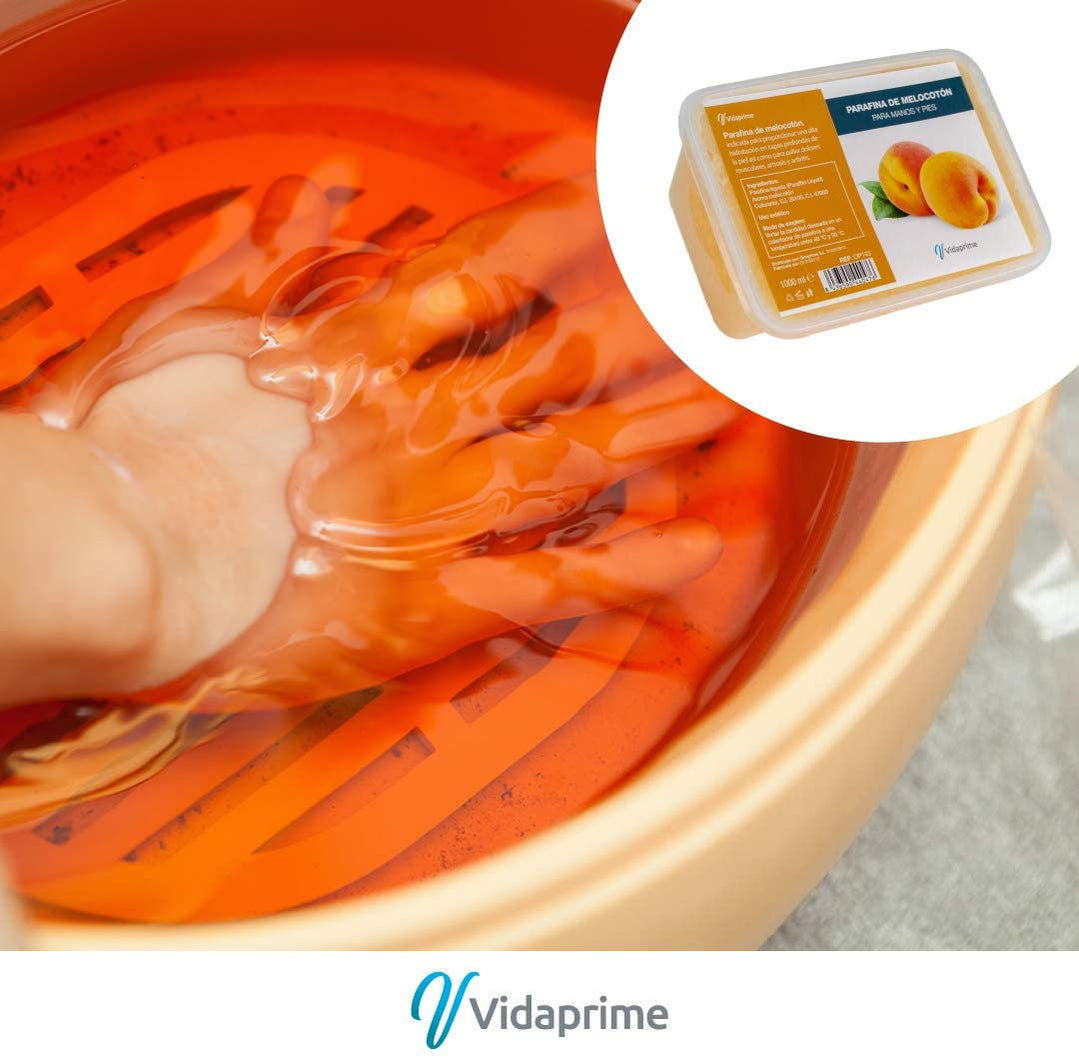 Parafina de Reabilitação para Mãos e Pés de 3000ml | Pêssego— OrtoPrime.pt